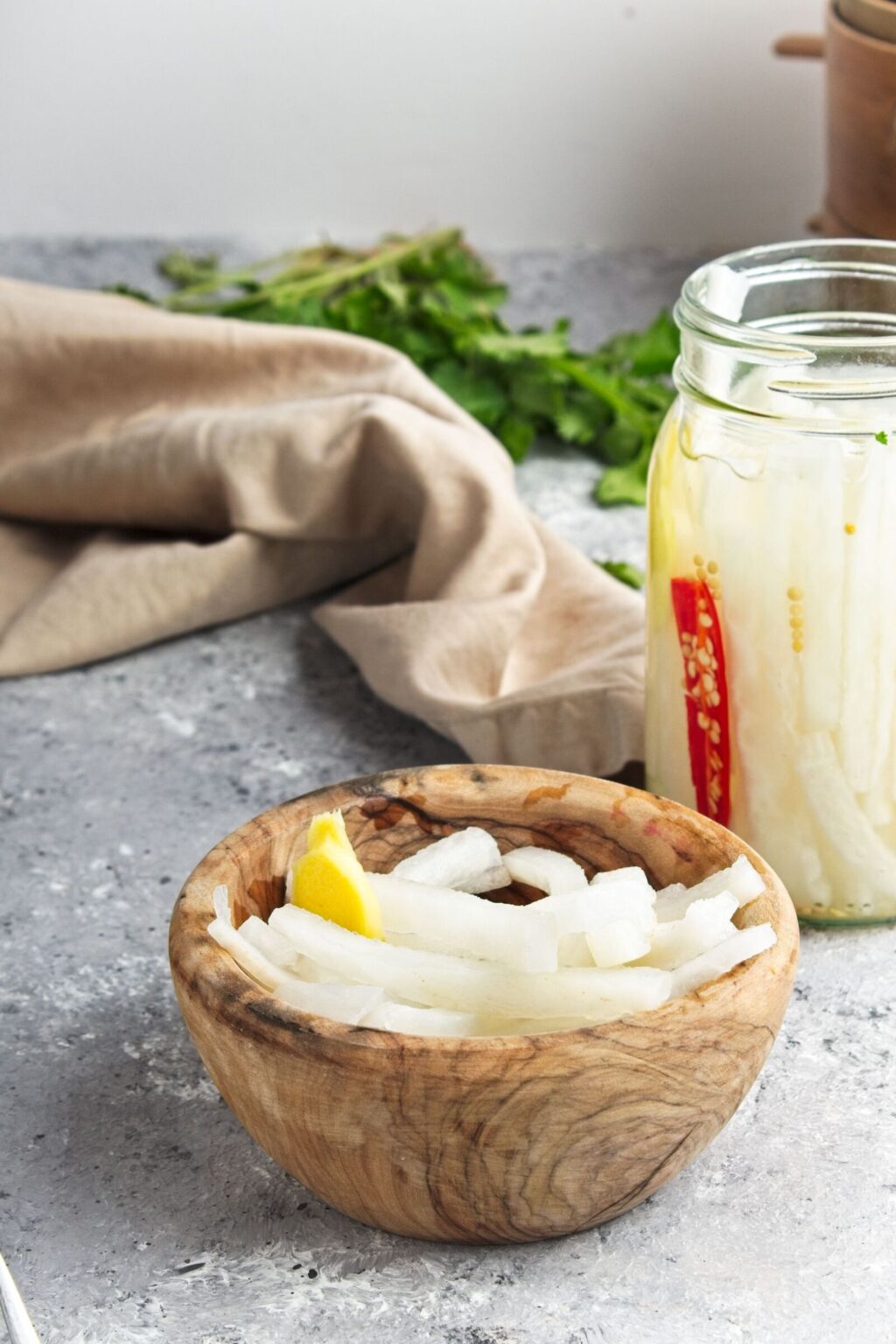 Pickled Daikon (Quick & Easy Recipe) - Ditch the Wheat