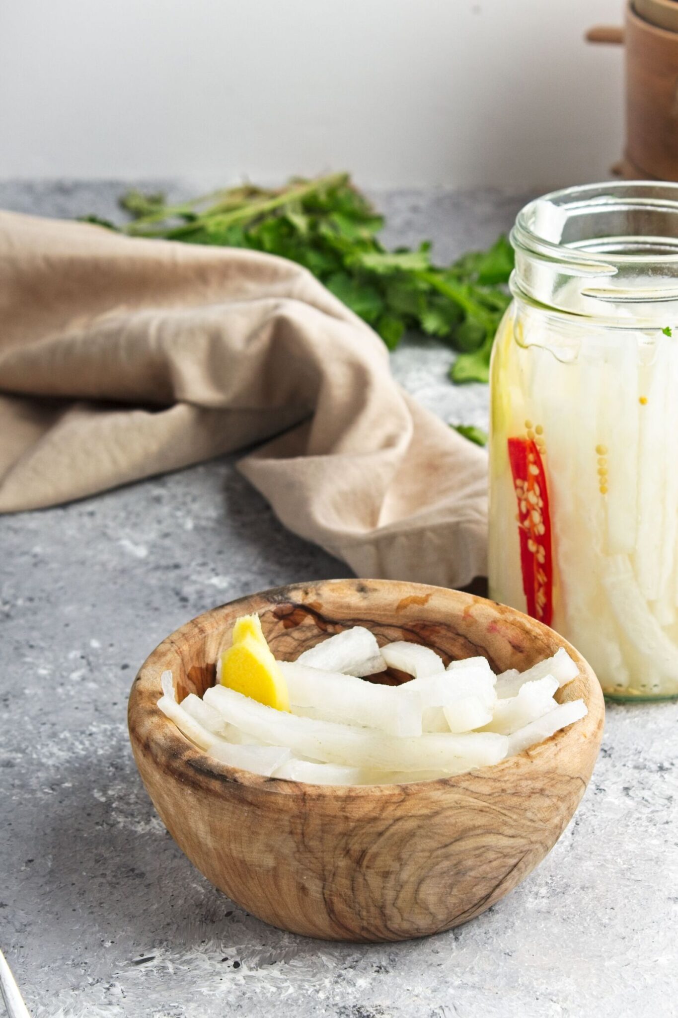 Pickled Daikon (Quick & Easy Recipe) - Ditch the Wheat
