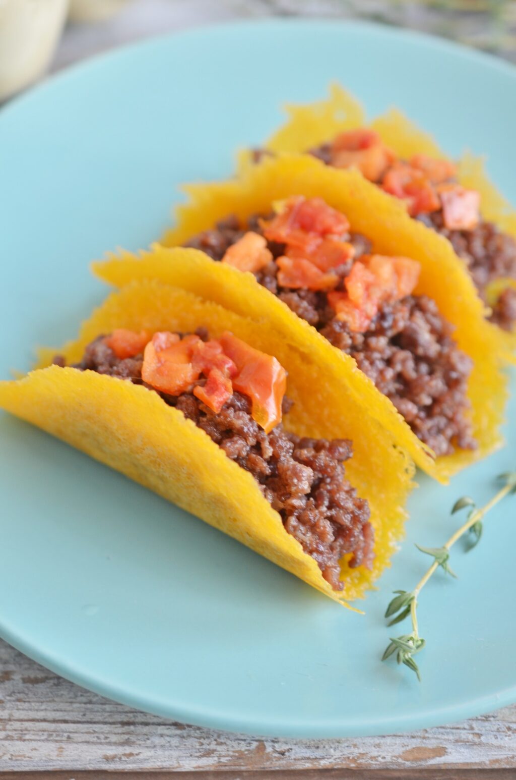 1-Ingredient Cheese Taco Shells - Ditch the Wheat
